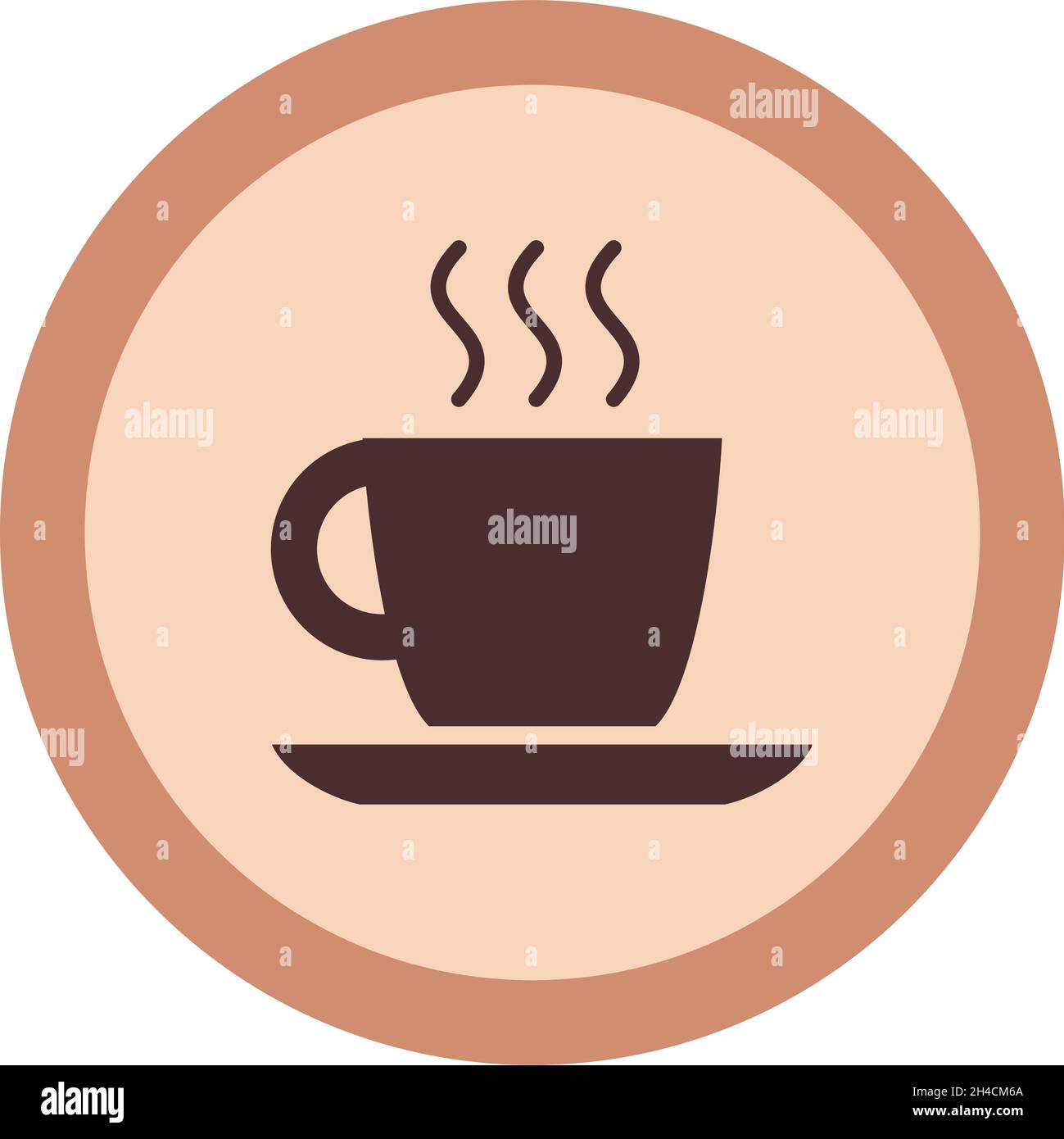 Cup of coffee logo icon Stock Vector Image & Art - Alamy