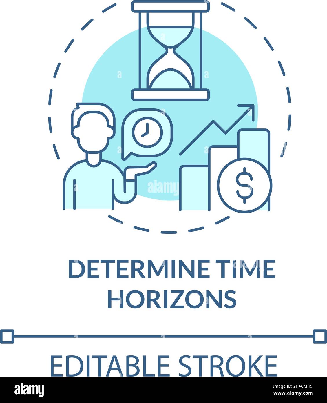 Turquoise timeline Stock Vector Images - Alamy