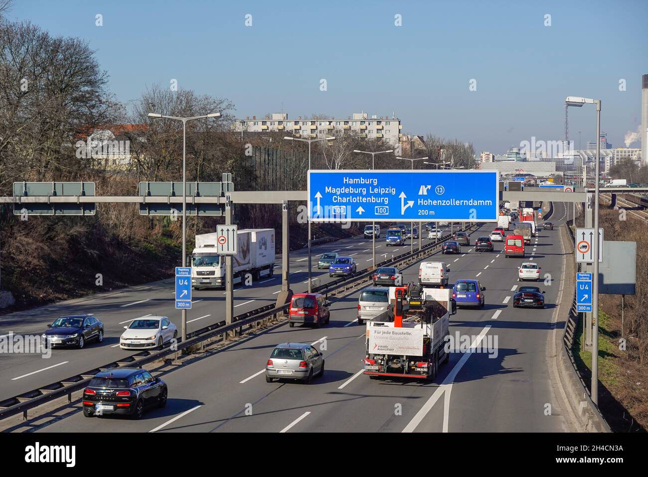 Stadtautobahn A 100, Wilmersdorf, Berlin, Deutschland Stock Photo - Alamy