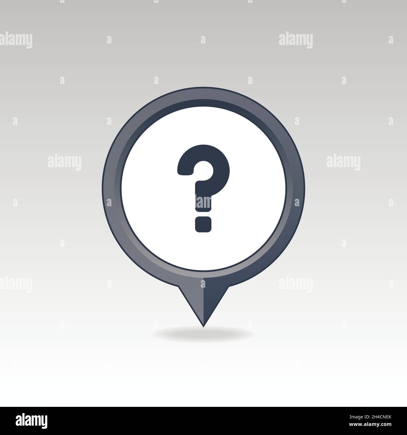Question mark pin map icon. Map pointer. Map markers. Vector illustration EPS10 Stock Vector ...