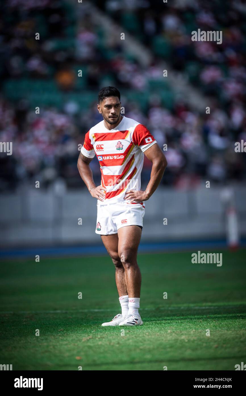 Timothy Lafaele of Japan during the Rugby test match between Japan 23 ...