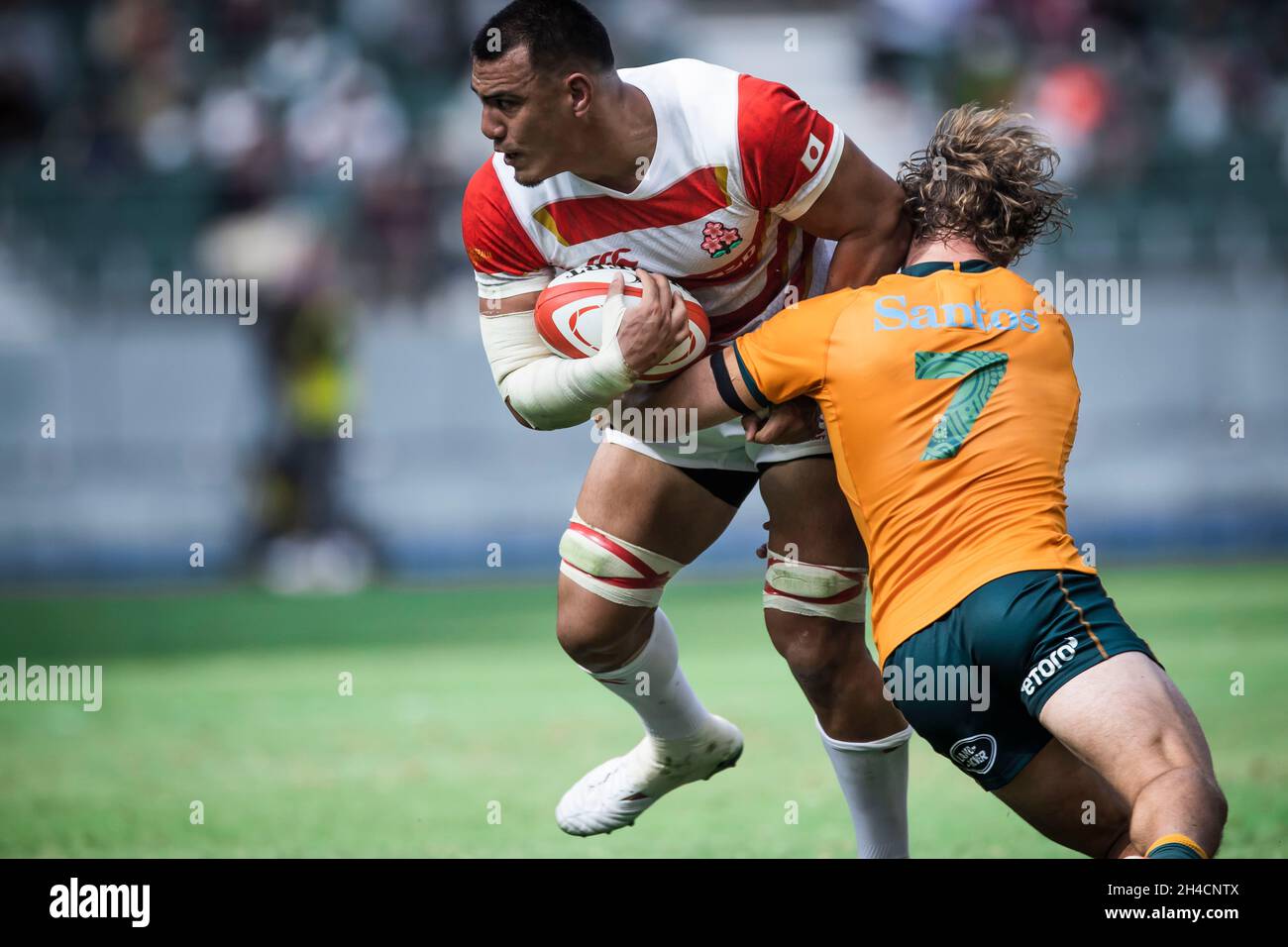Ben Gunter of Japan during the Rugby test match between Japan 23-32 ...