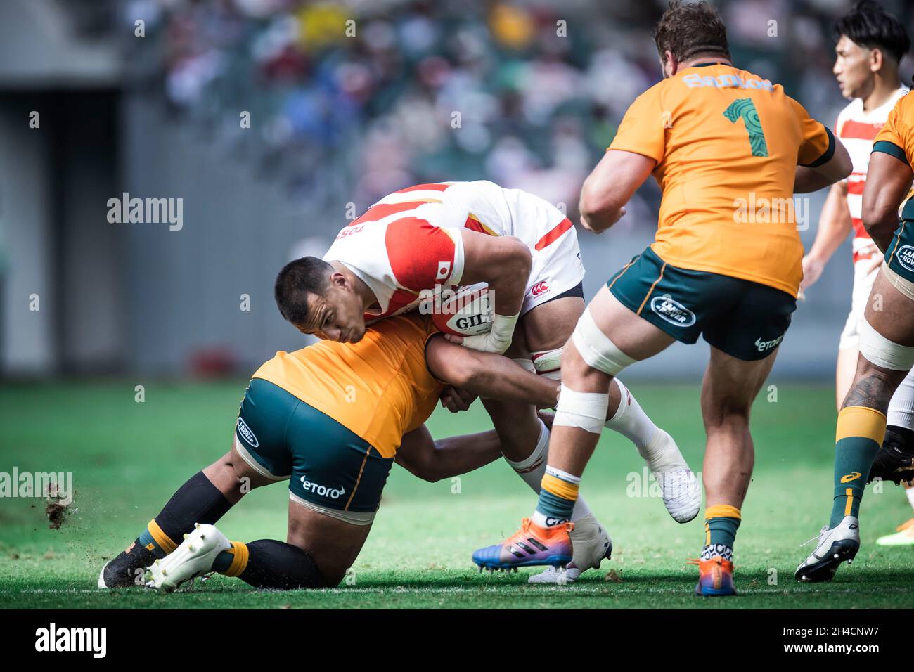 Ben Gunter of Japan during the Rugby test match between Japan 23-32 ...