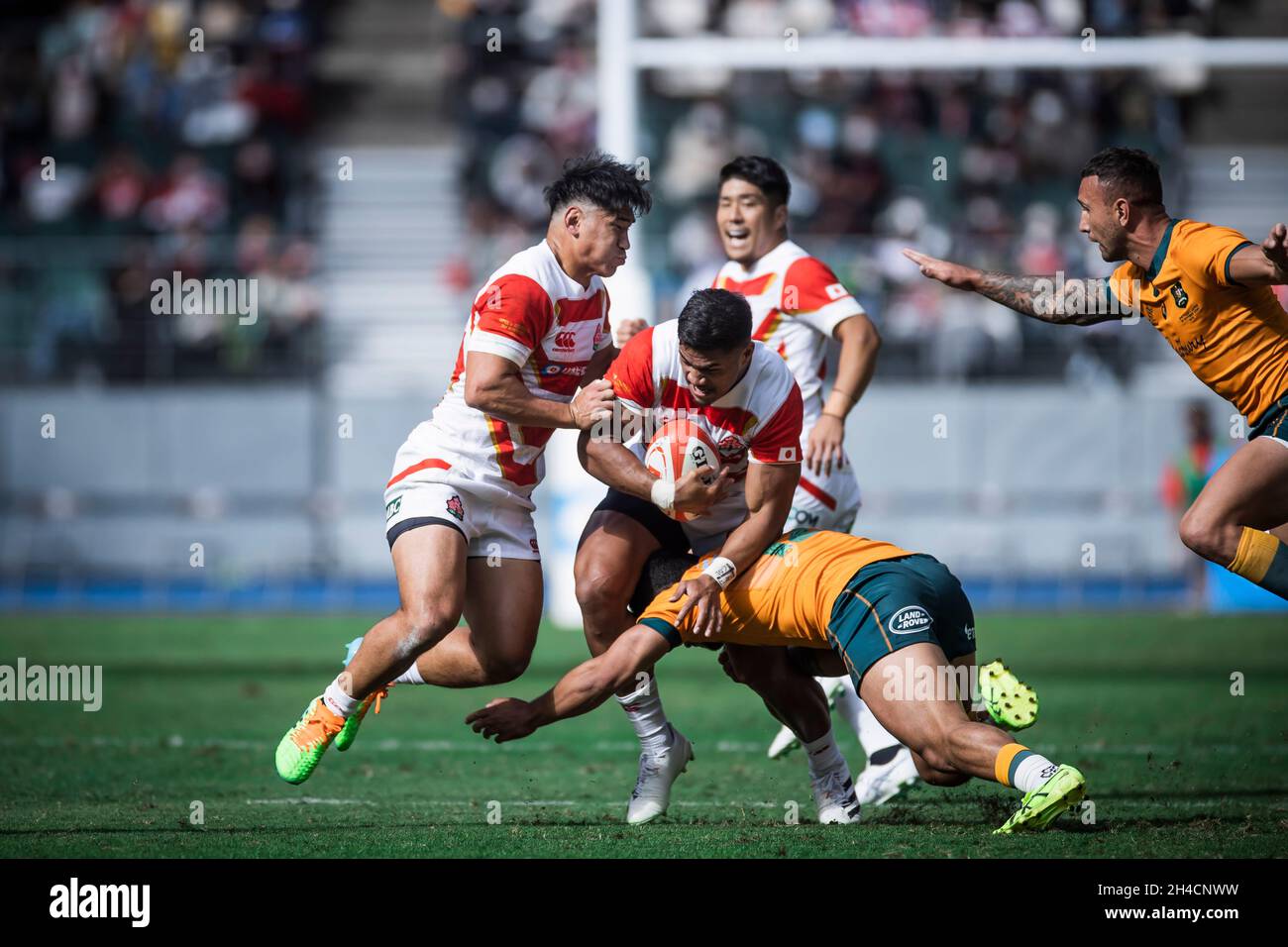 Siosaia Fifita of Japan during the Rugby test match between Japan 23-32 ...
