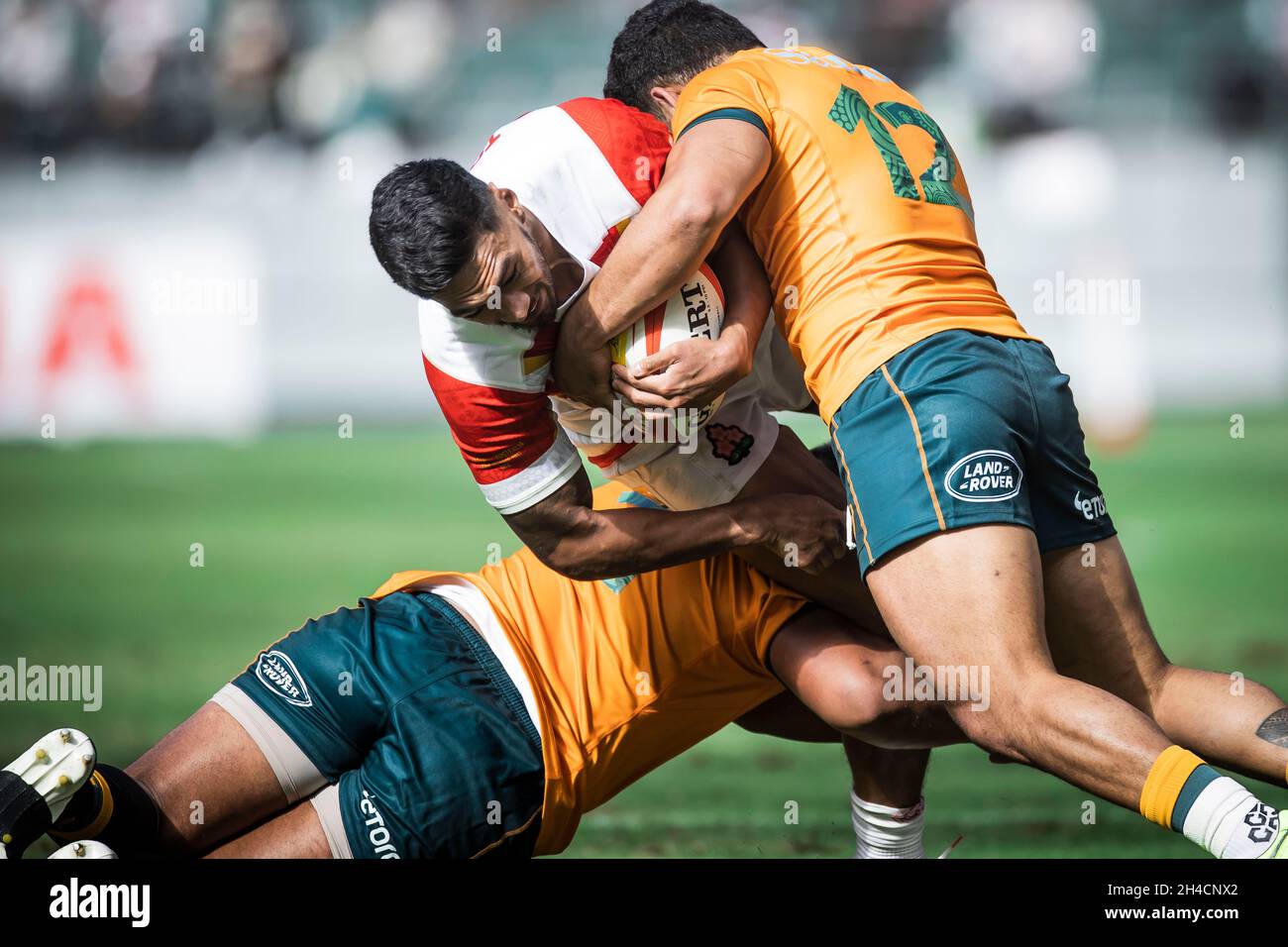 Timothy Lafaele of Japan during the Rugby test match between Japan 23 ...