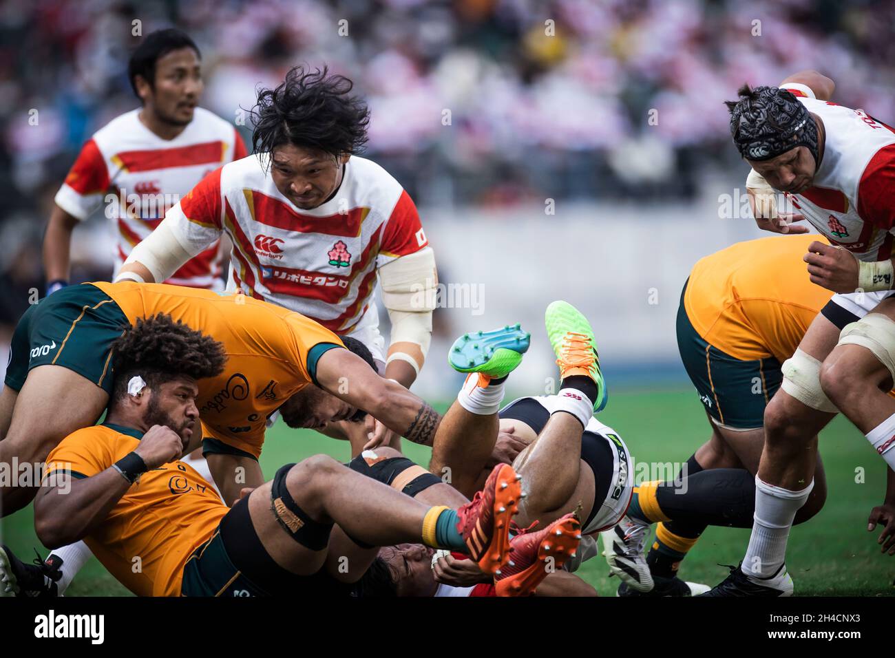 Keita Inagaki of Japan during the Rugby test match between Japan 23-32 ...