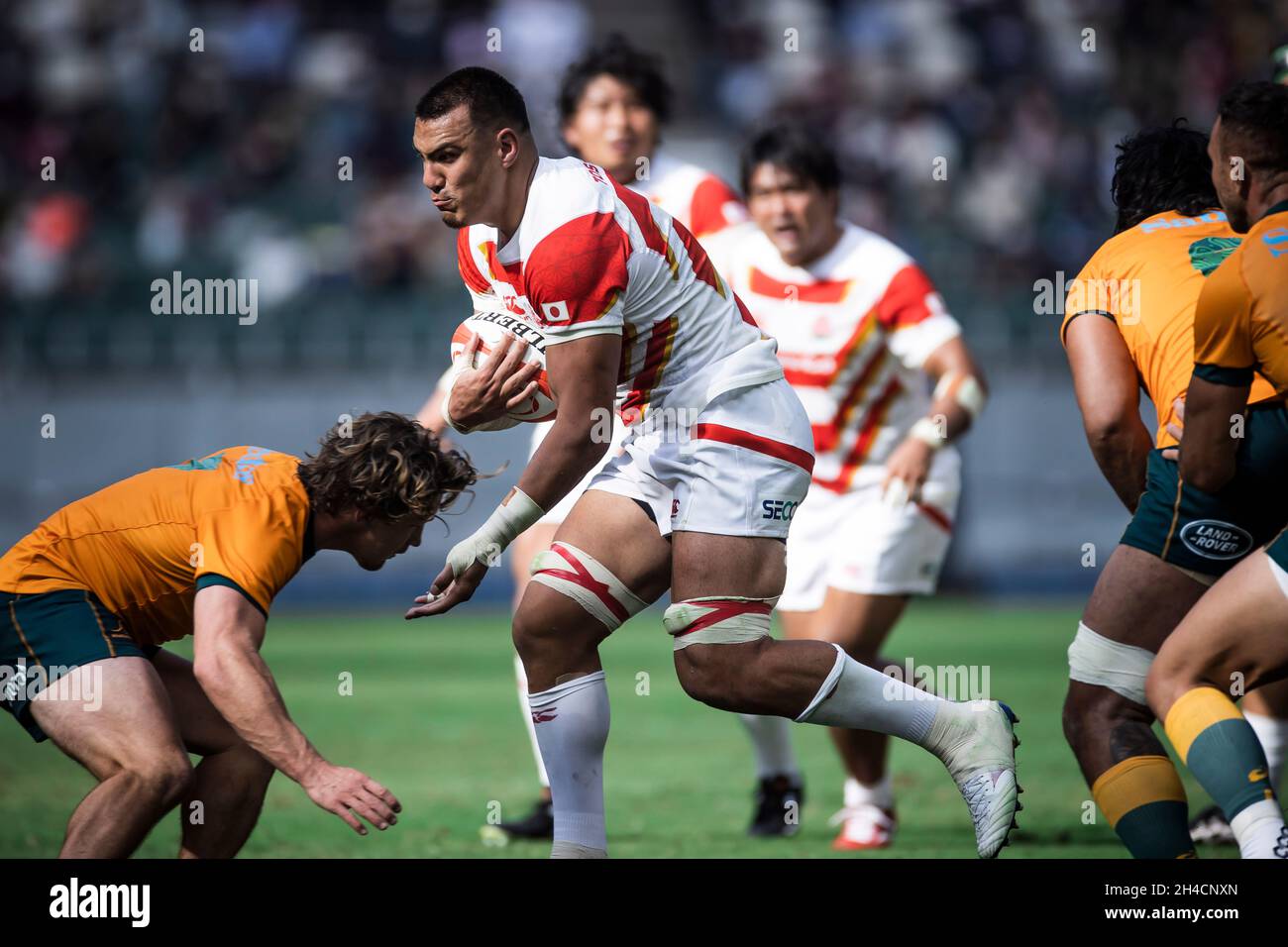 Ben Gunter of Japan during the Rugby test match between Japan 23-32 ...