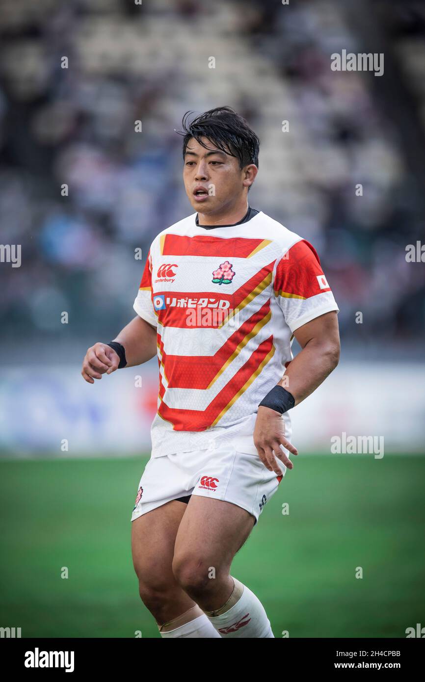 Atsushi Sakate of Japan during the Rugby test match between Japan 23-32 ...