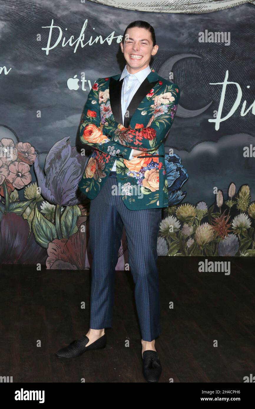 LOS ANGELES - NOV 1: Adrian Blake Enscoe at the Apple TV+ Dickinson ...