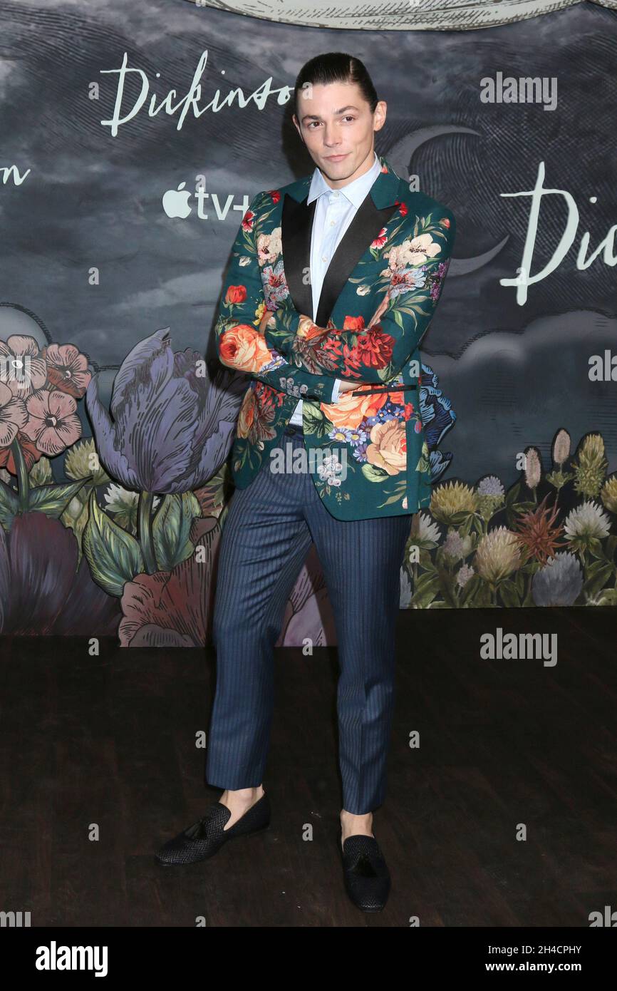 LOS ANGELES - NOV 1: Adrian Blake Enscoe at the Apple TV+ Dickinson ...