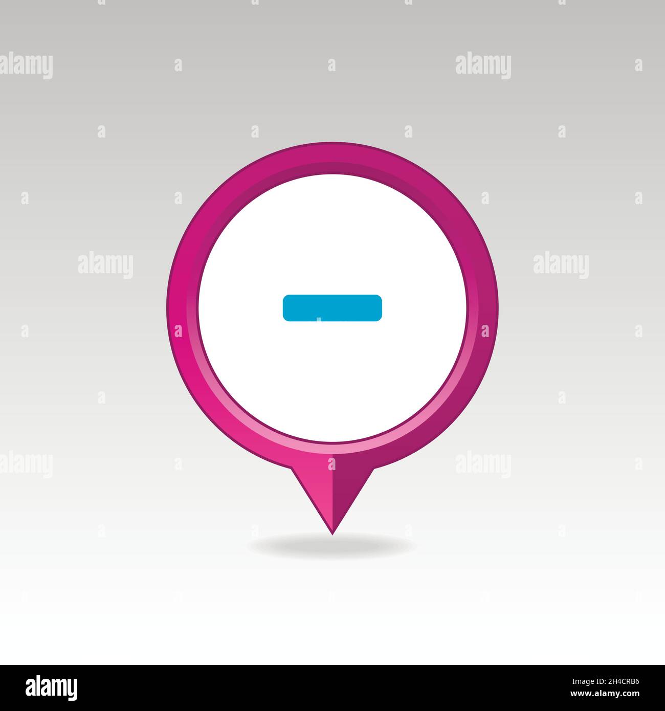 Vectors pin point markers on a map Stock Vector Images - Alamy