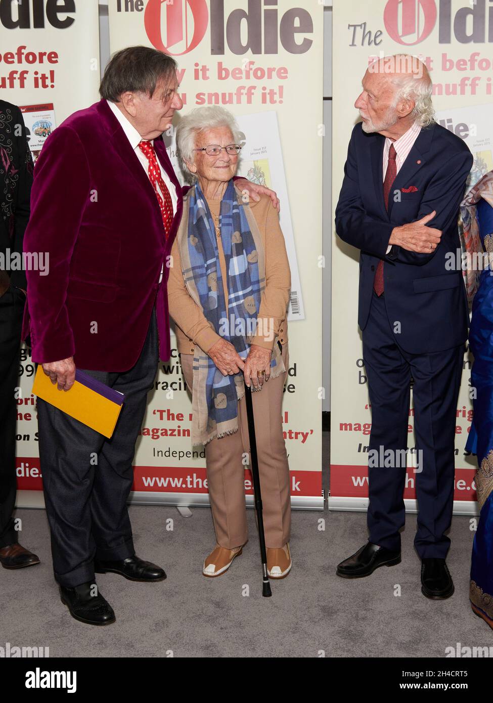 Barry Humphries, Margaret Seaman & Roger McGough at the Oldie of the ...