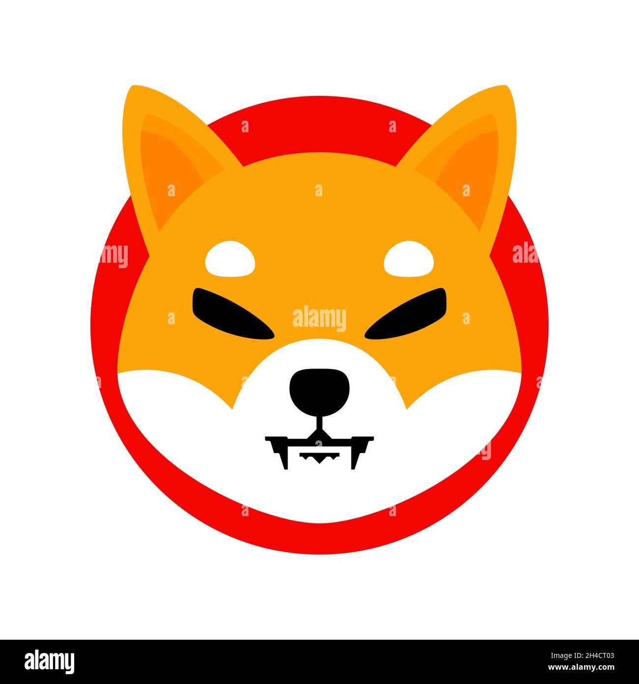 Shiba Inu coin. SHIB cryptocurrency token. Digital money. Shiba Inu ...