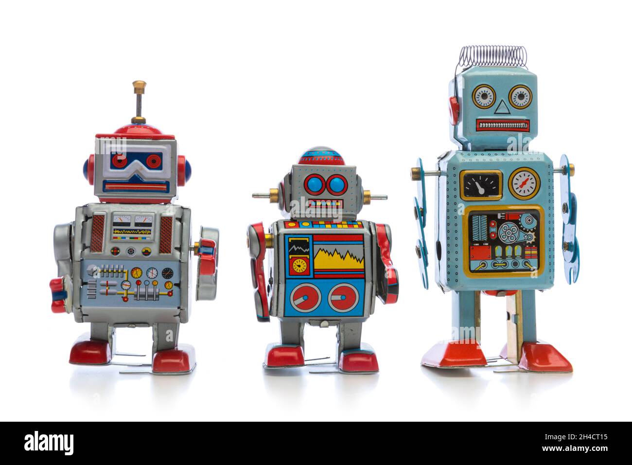 Retro Robots Background