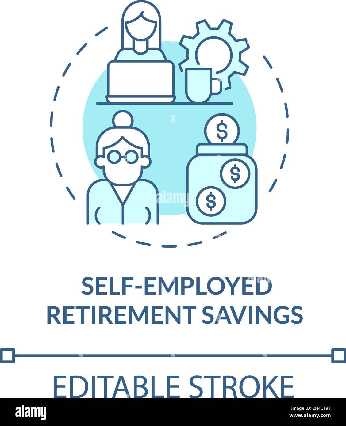 The self employed Stock Vector Images - Alamy