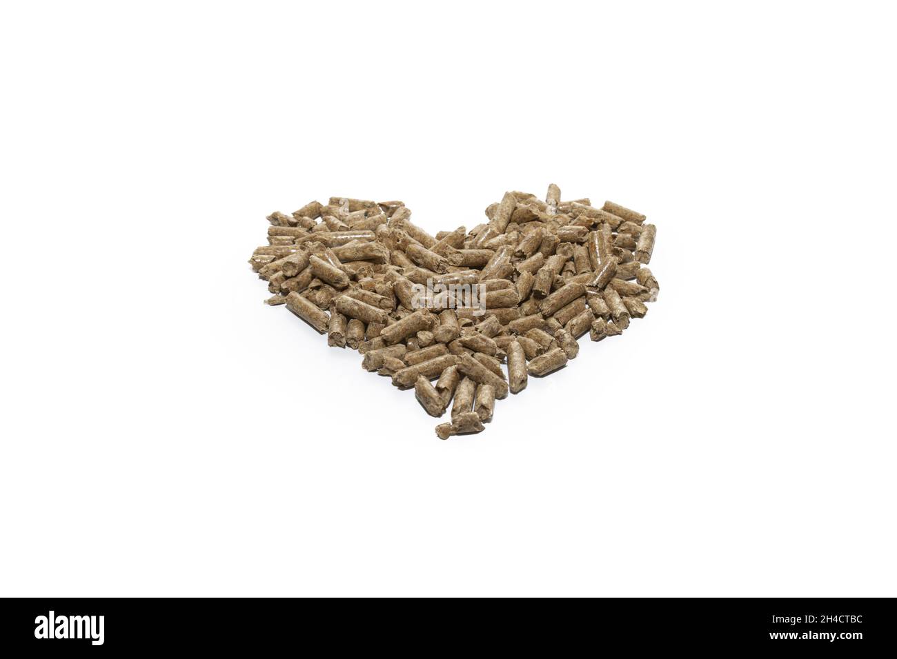 Pile of pellets isolated on a white background Bio-degradable Stock ...