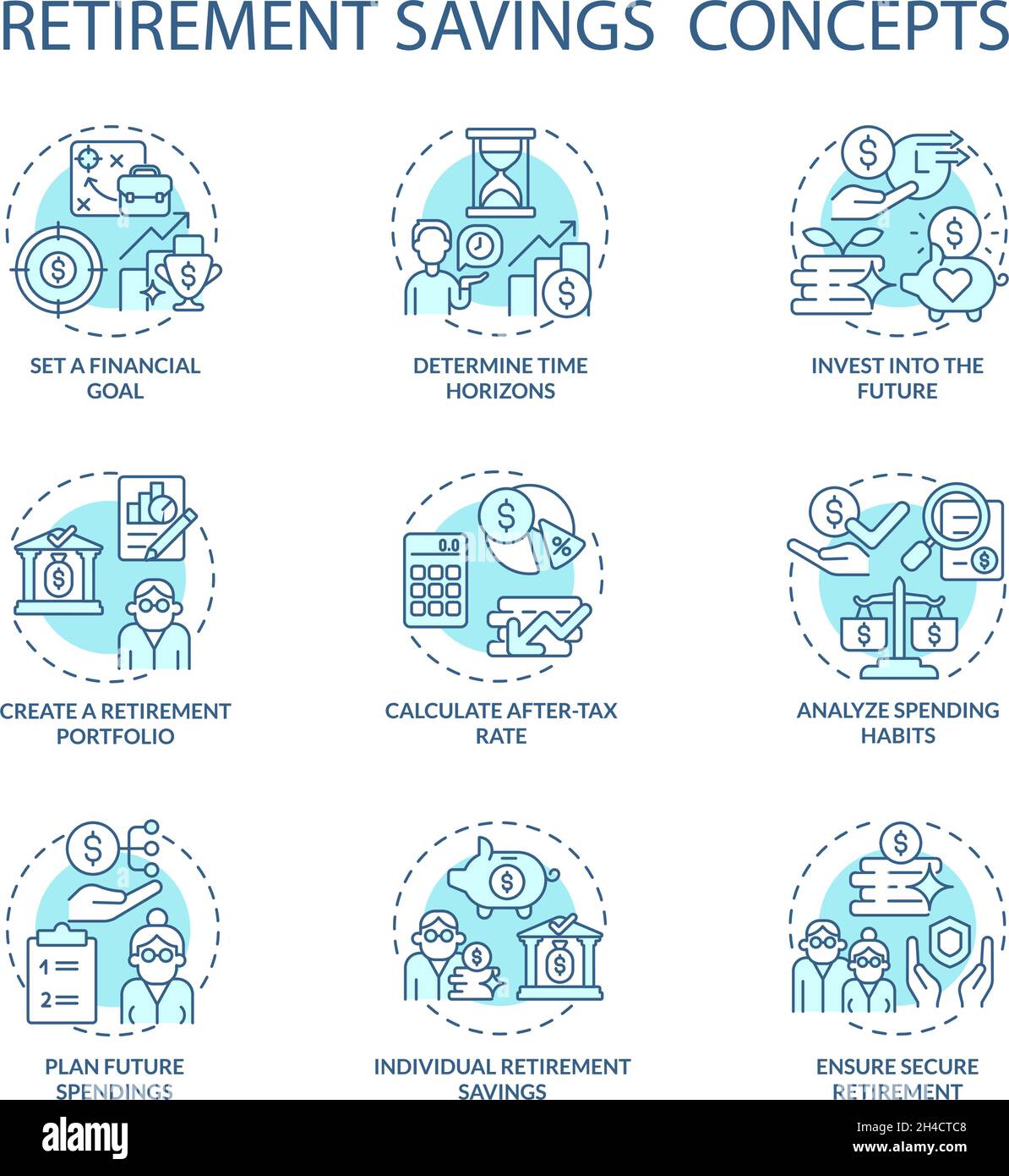 Pension taxation Stock Vector Images - Alamy