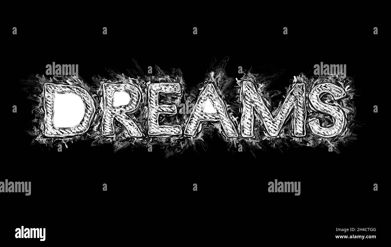 Dreams text hand drawn animation hi-res stock photography and images ...