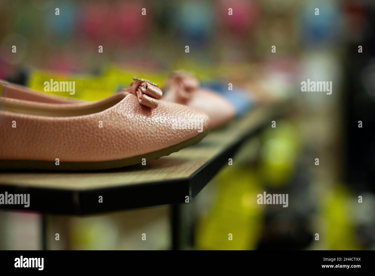 Counter female shoes shop hi-res stock photography and images - Alamy