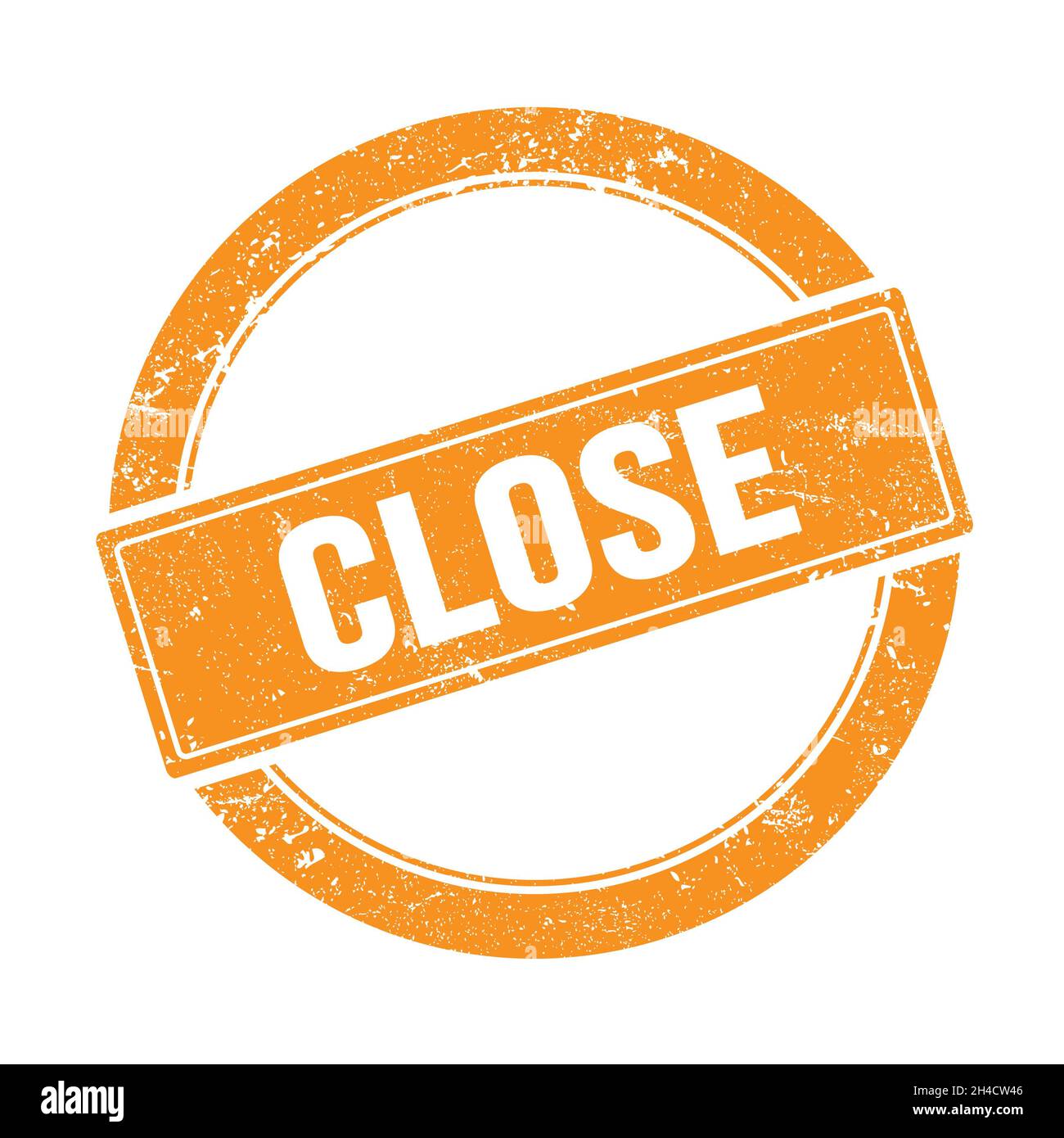 Close stamp round sign hi-res stock photography and images - Alamy