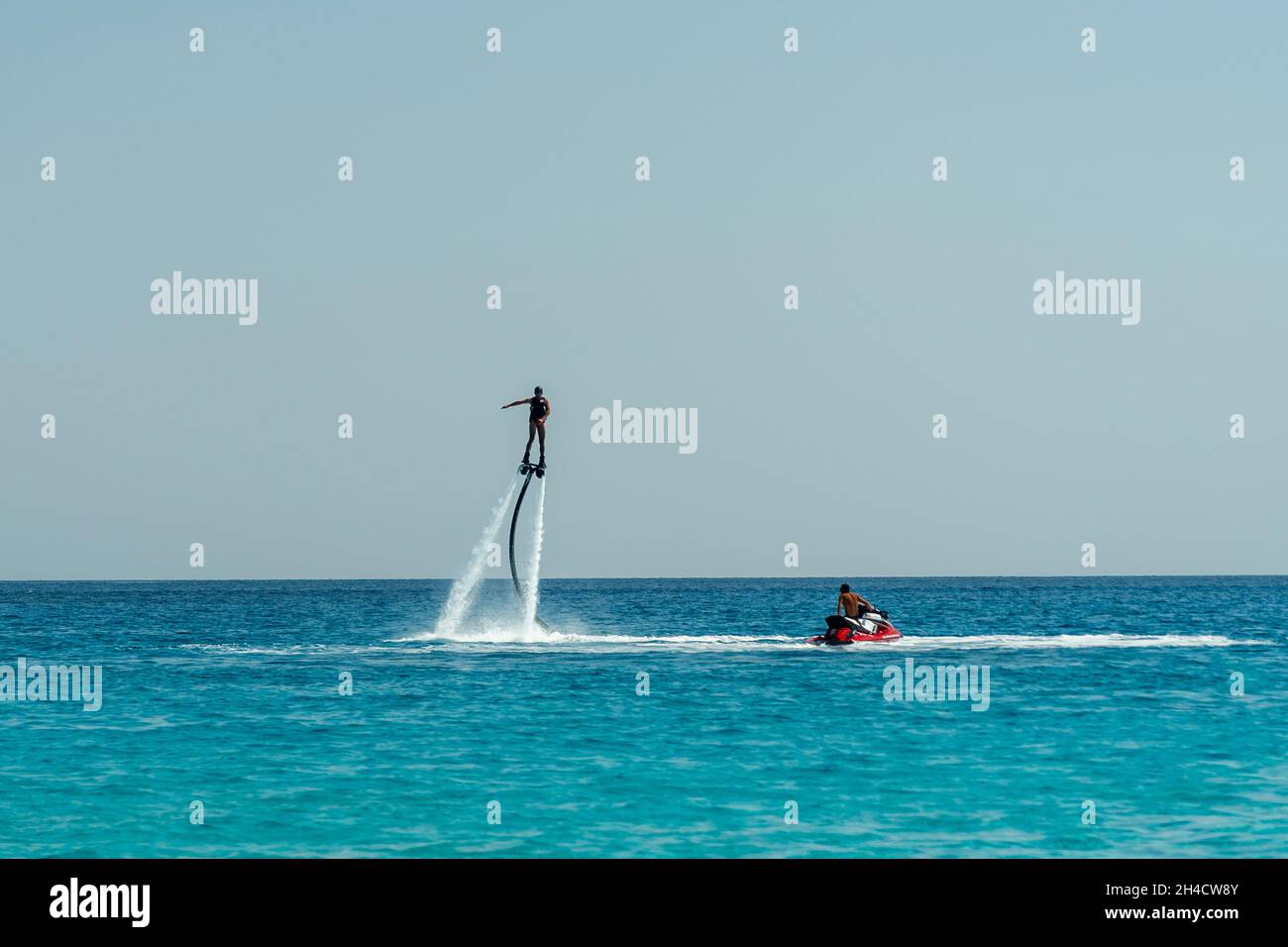 Water jet pack flight High Resolution Stock Photography and Images - Alamy