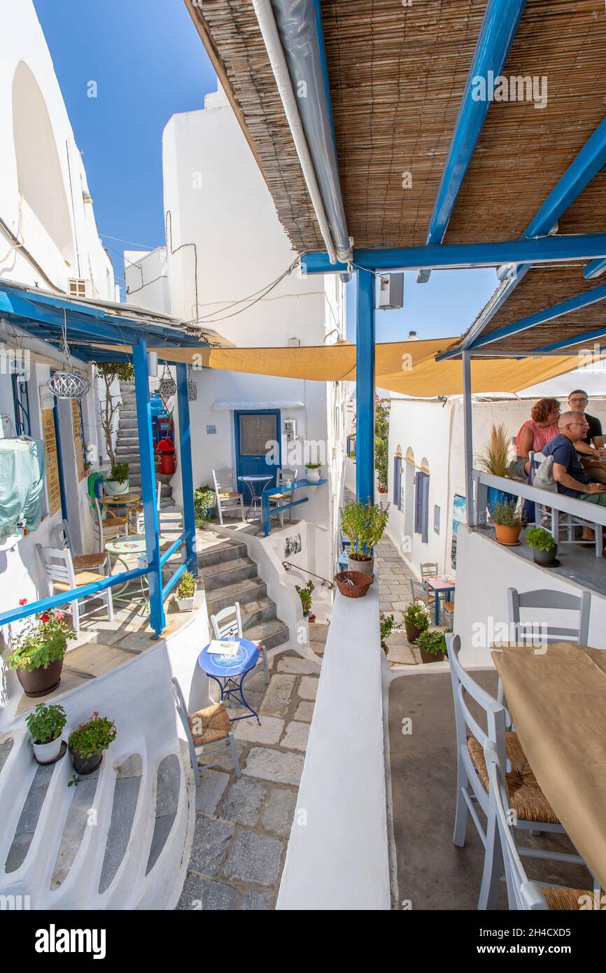 The traditional tavern of Dimitra at Kardiani village,Tinos island ...