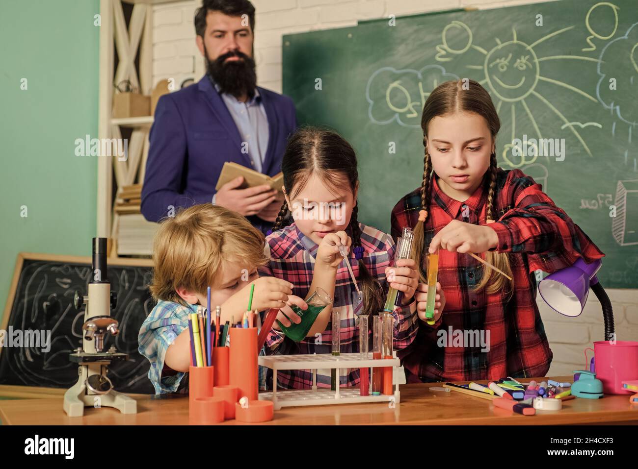 Study with friends is fun. Control process. With experience comes ...