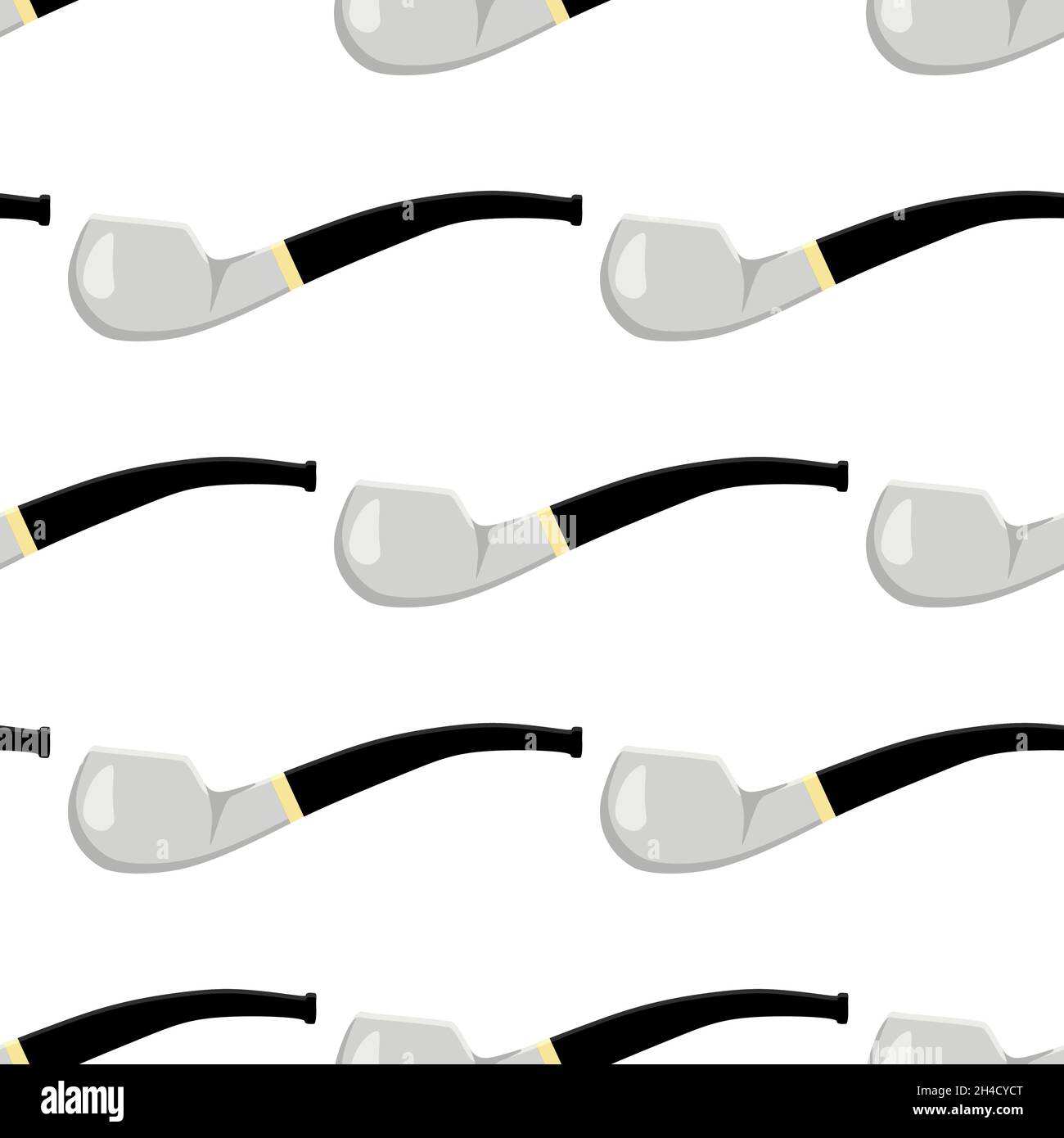 Illustration on theme many identical seamless types smoke pipes ...