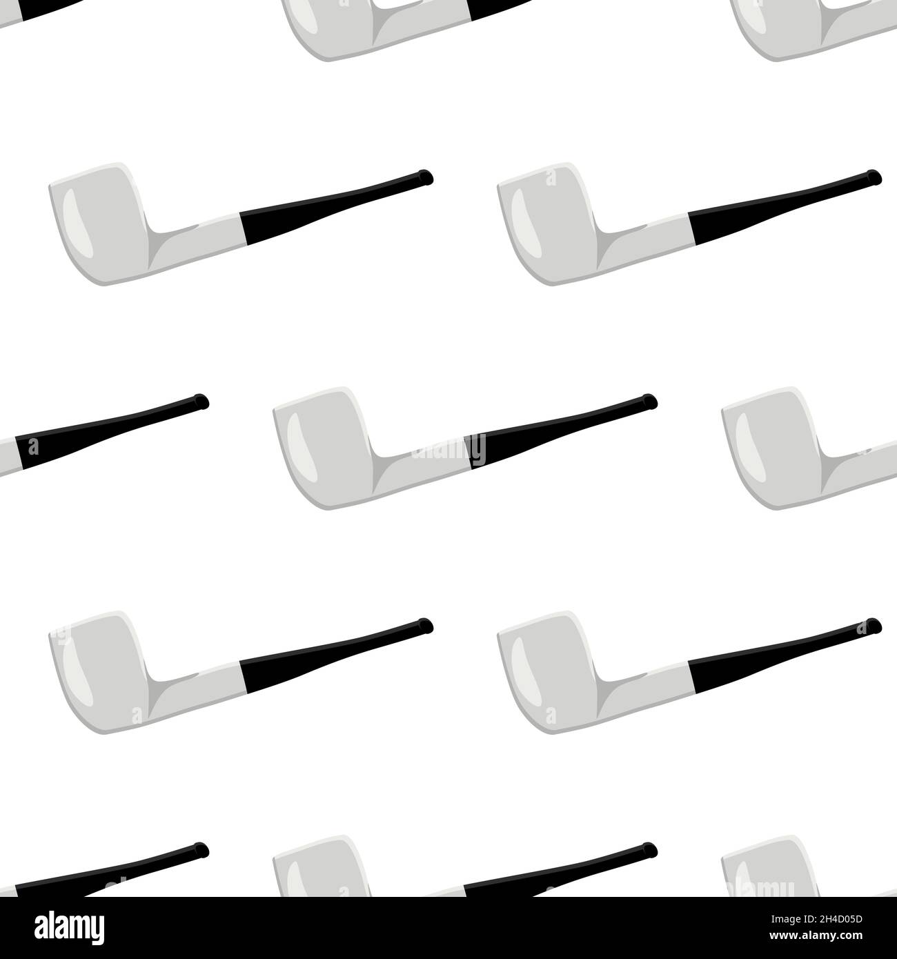 Illustration on theme many identical seamless types smoke pipes ...