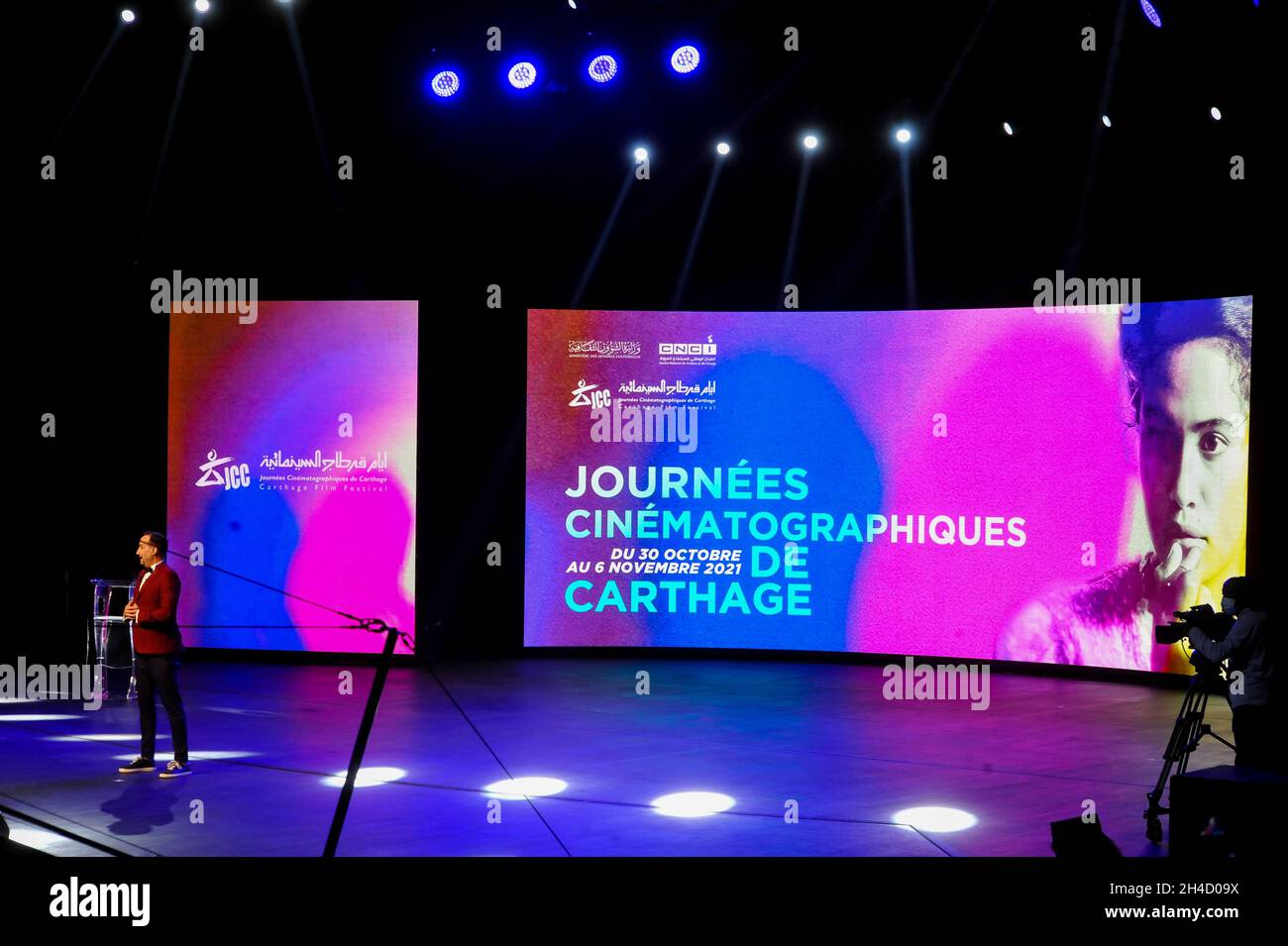 Tunis, Tunisia. 30th Oct, 2021. Tunis, Tunisia. 30 October 2021. The ...