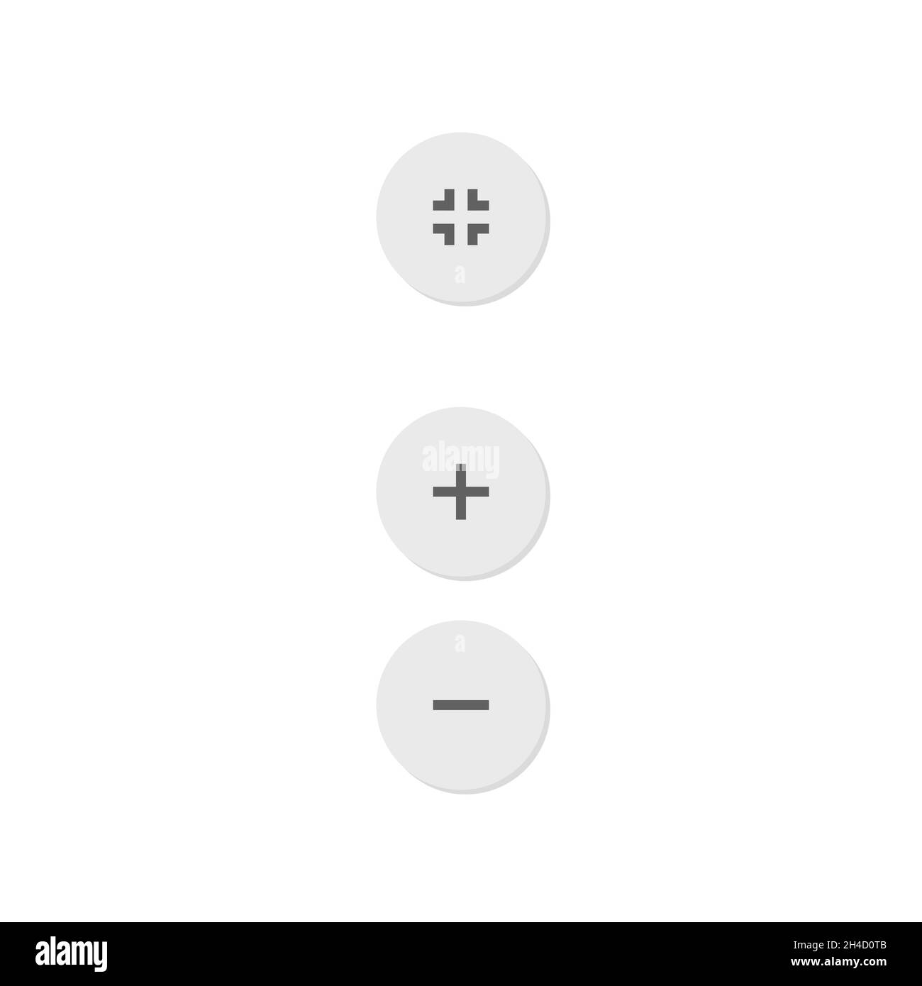 Zoom buttons hi-res stock photography and images - Alamy