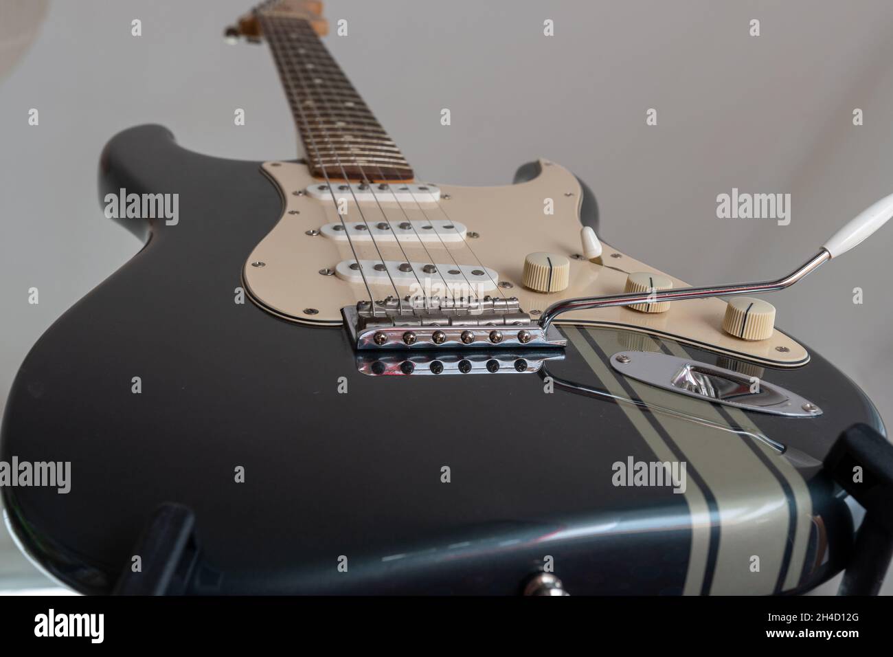 Legendary guitar bottom view Stock Photo - Alamy