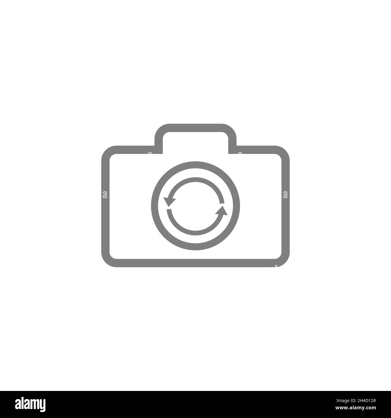 Back to the camera Stock Vector Images - Alamy