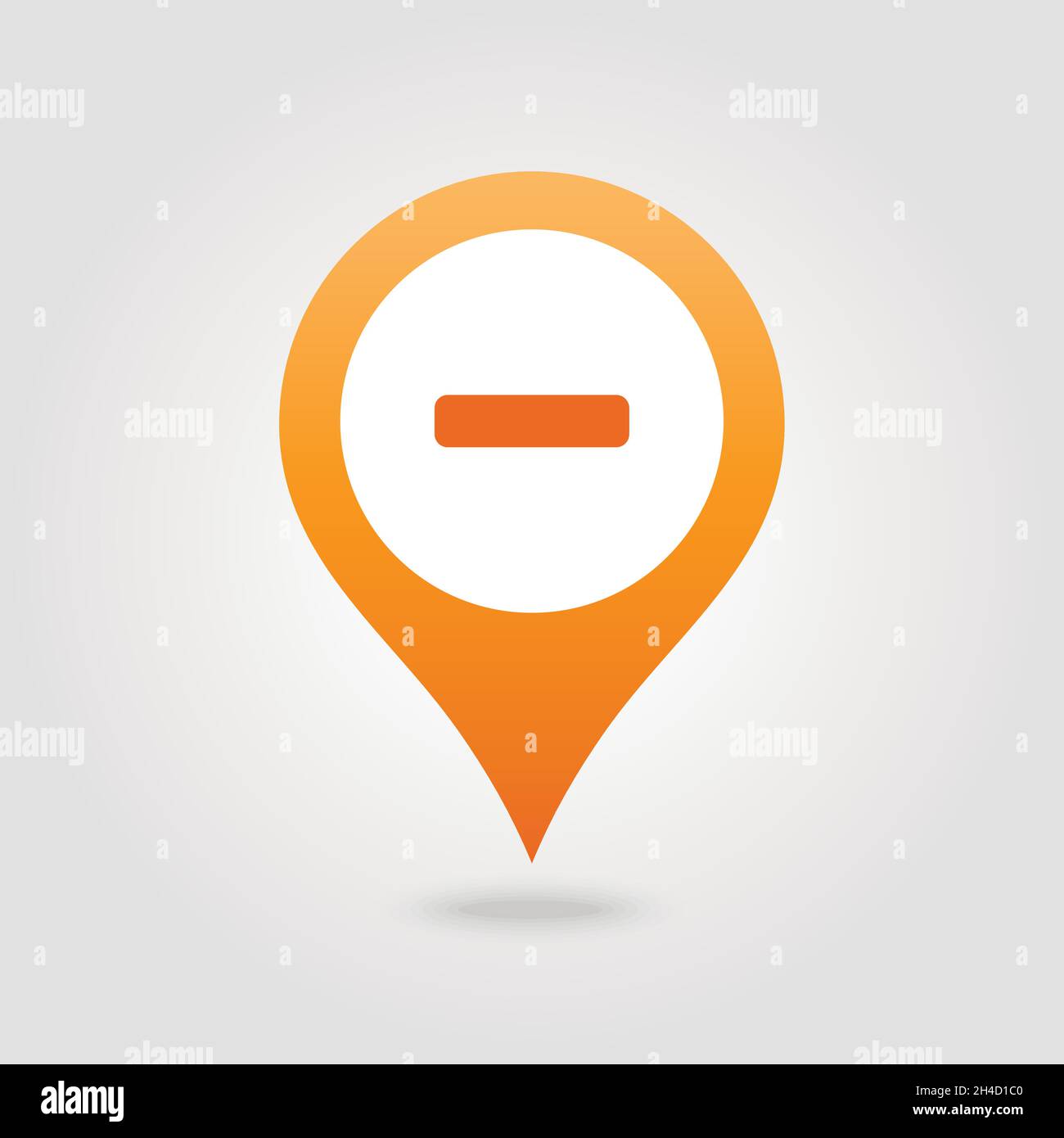 Vectors pin point markers on a map Stock Vector Images - Alamy