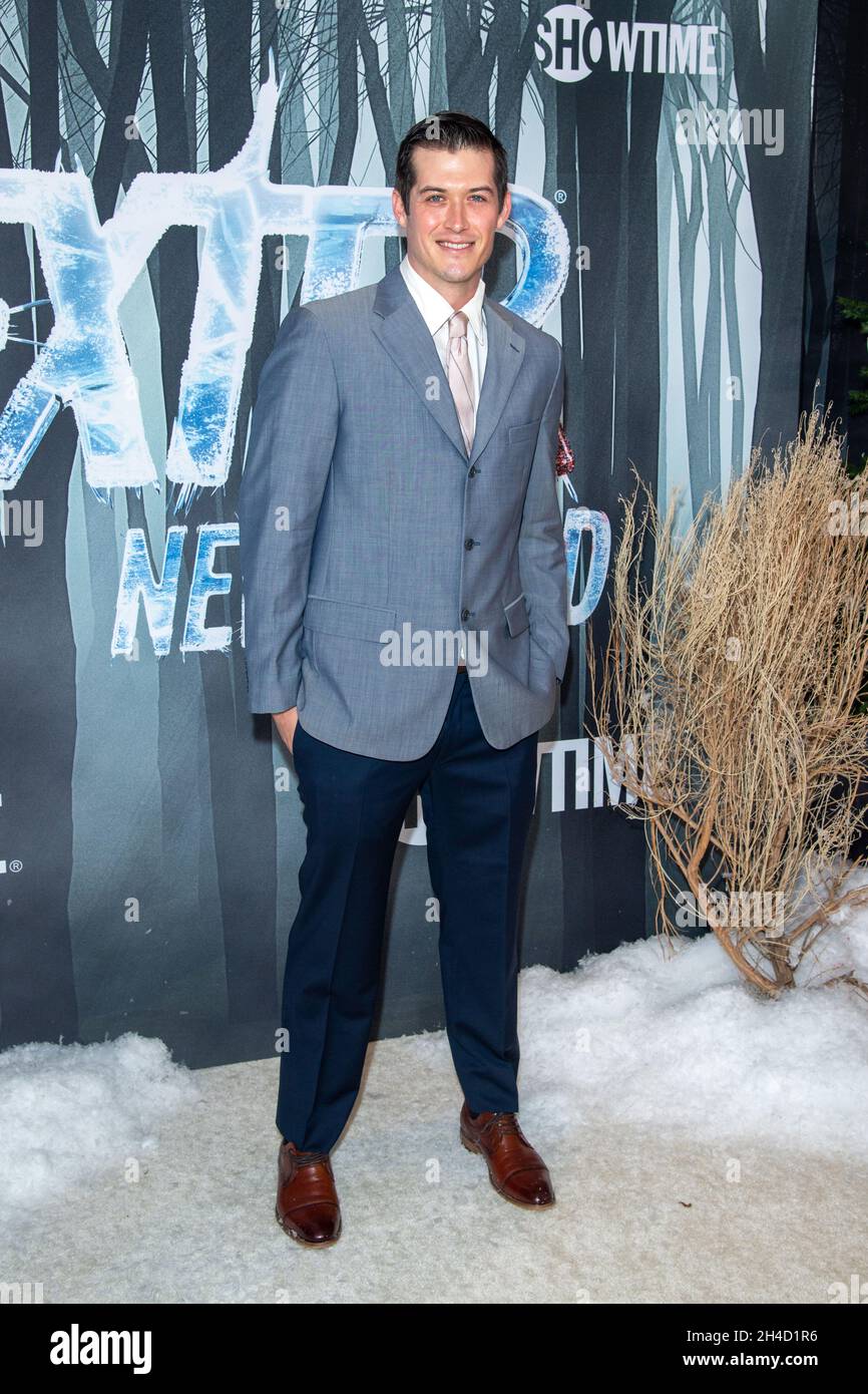 Kellan Rhude attends the world premiere of "Dexter: New Blood" Series at Alice Tully Hall ...