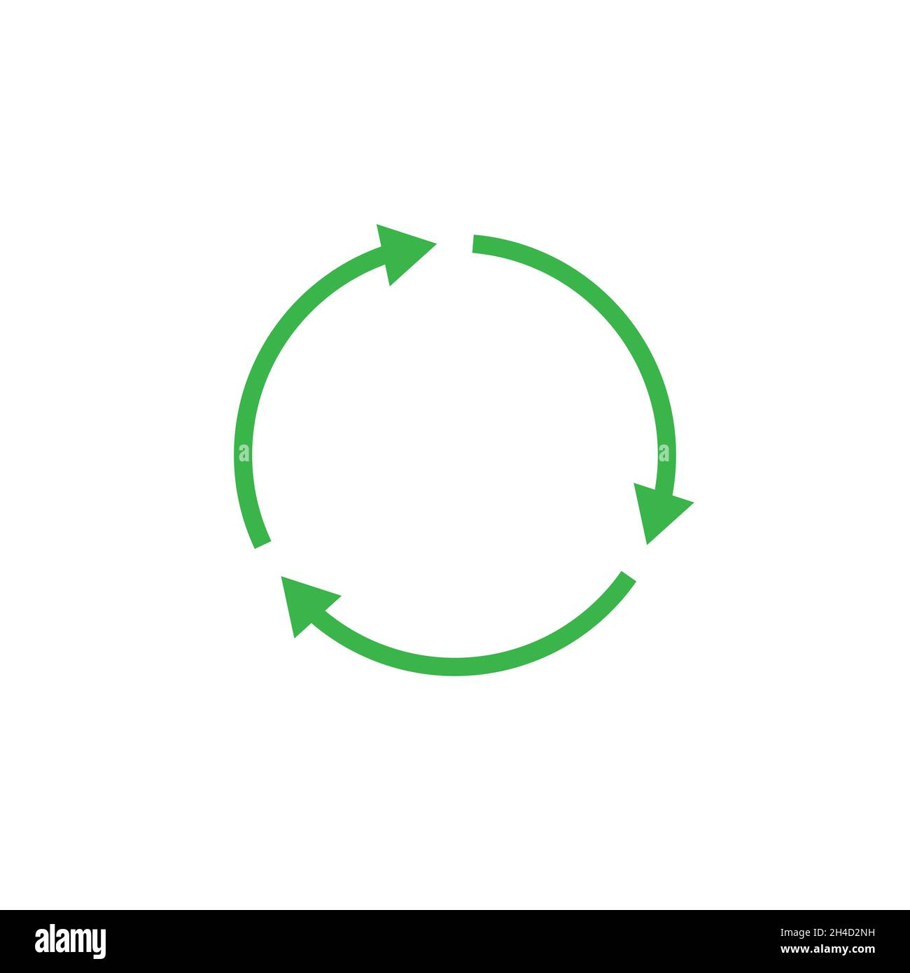 Rotation arrow simple flat Stock Vector Images - Alamy