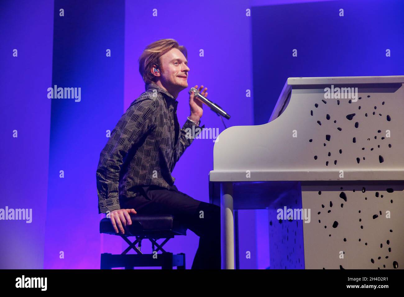 Finneas performs at the Fillmore Auditorium on November 1, 2021 in San ...