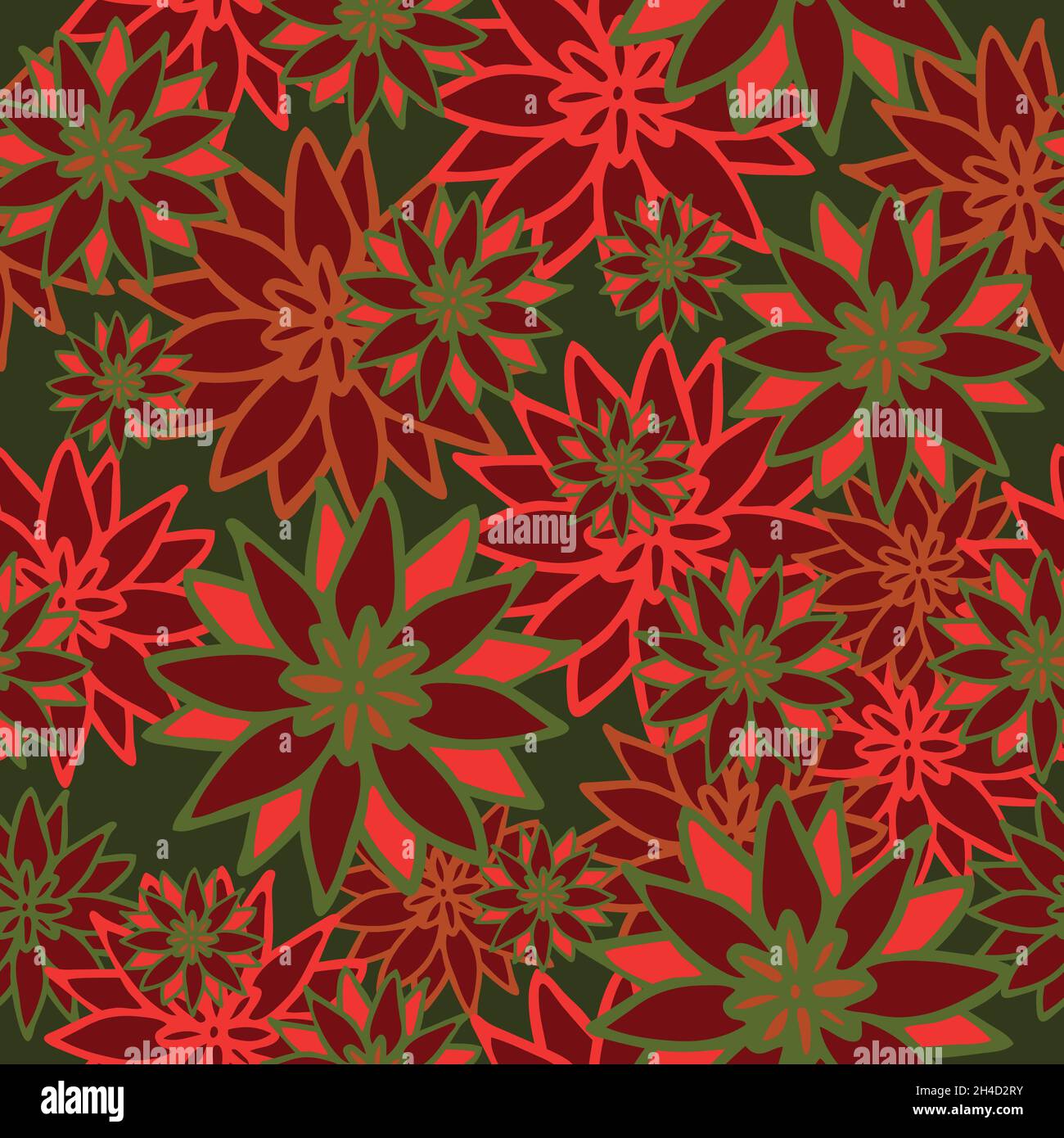 Garden december festive Stock Vector Images - Alamy