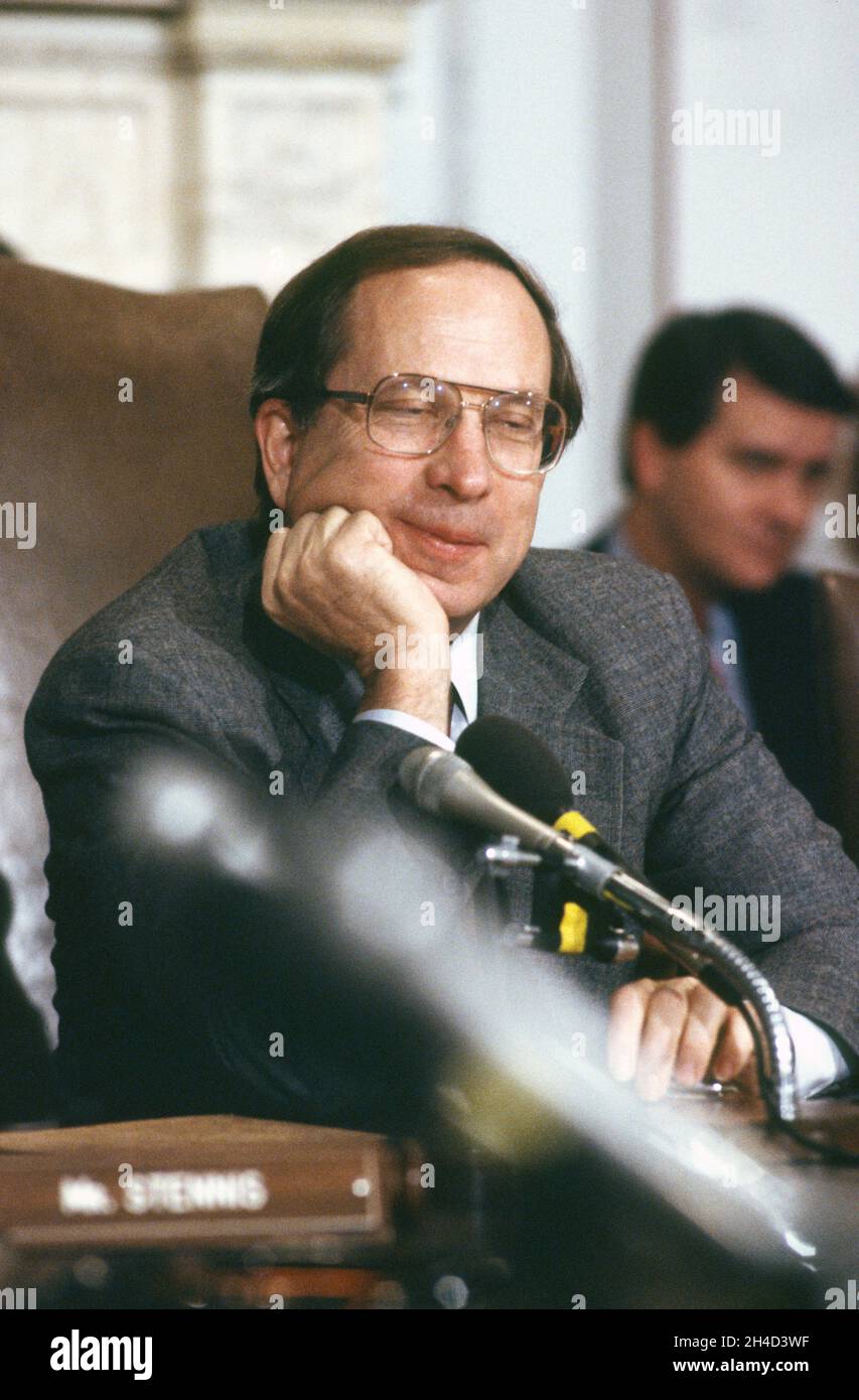 United States Senator Sam Nunn (Democrat of Georgia), Chairman, US ...