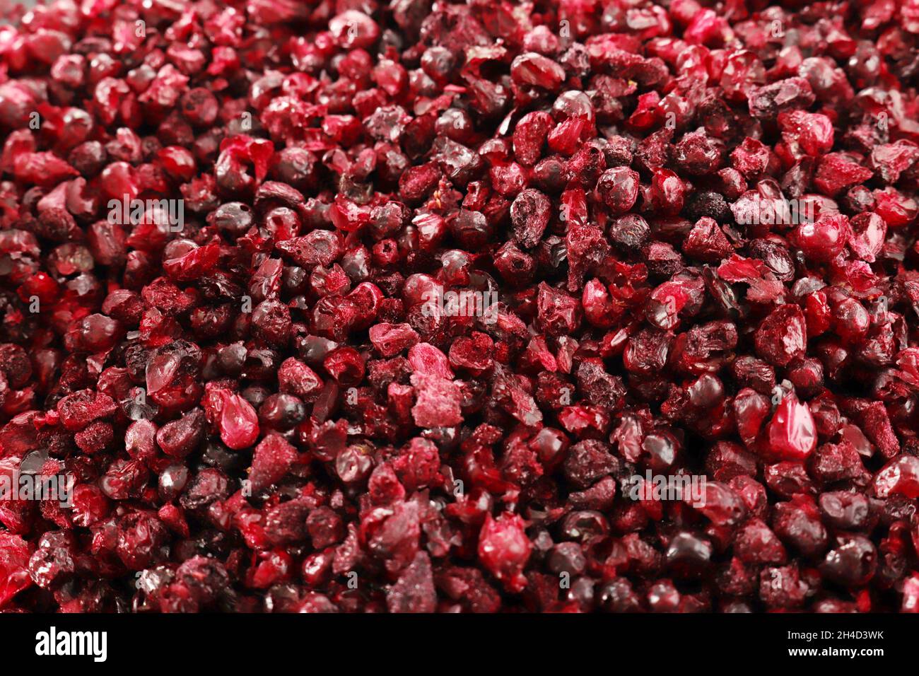 freeze dried granulated blackberry fruit Stock Photo - Alamy