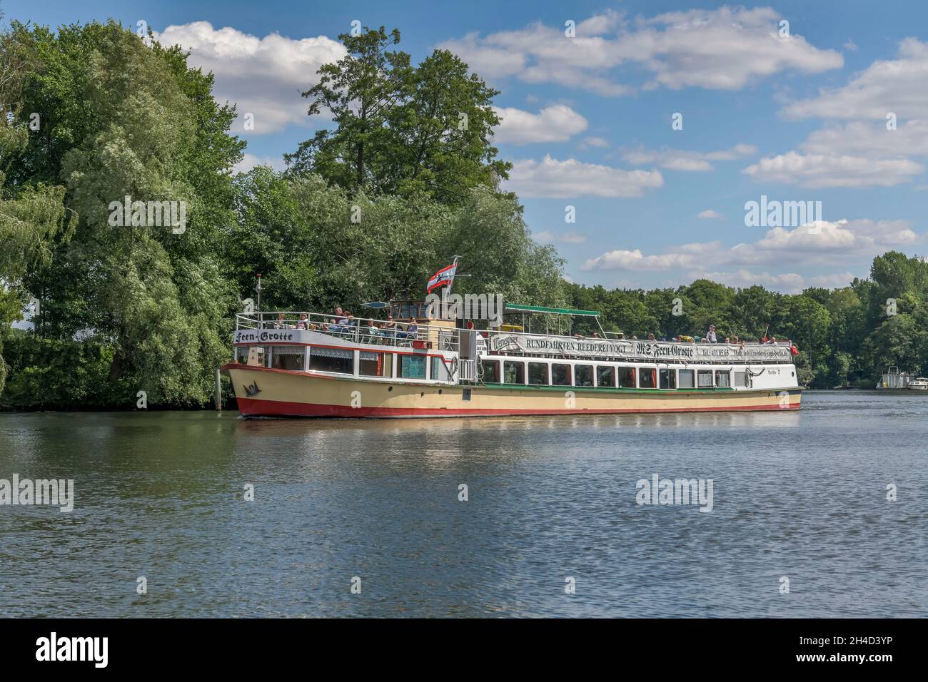 Ausflugsdampfer Feengrotte, Havel, Tegel, Reinickendorf, Berlin ...