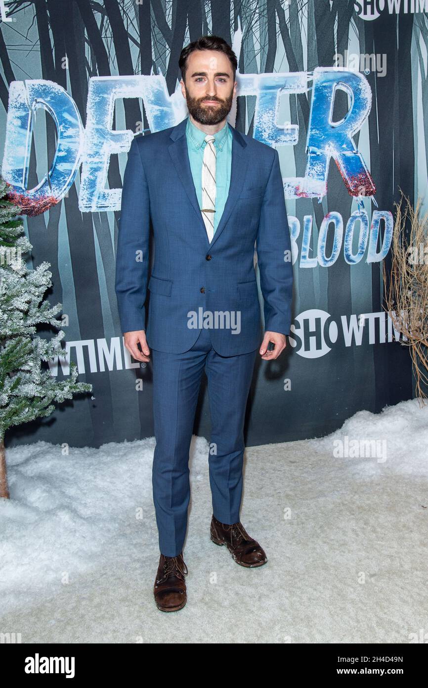 Charlie Thurston attends the world premiere of "Dexter: New Blood ...