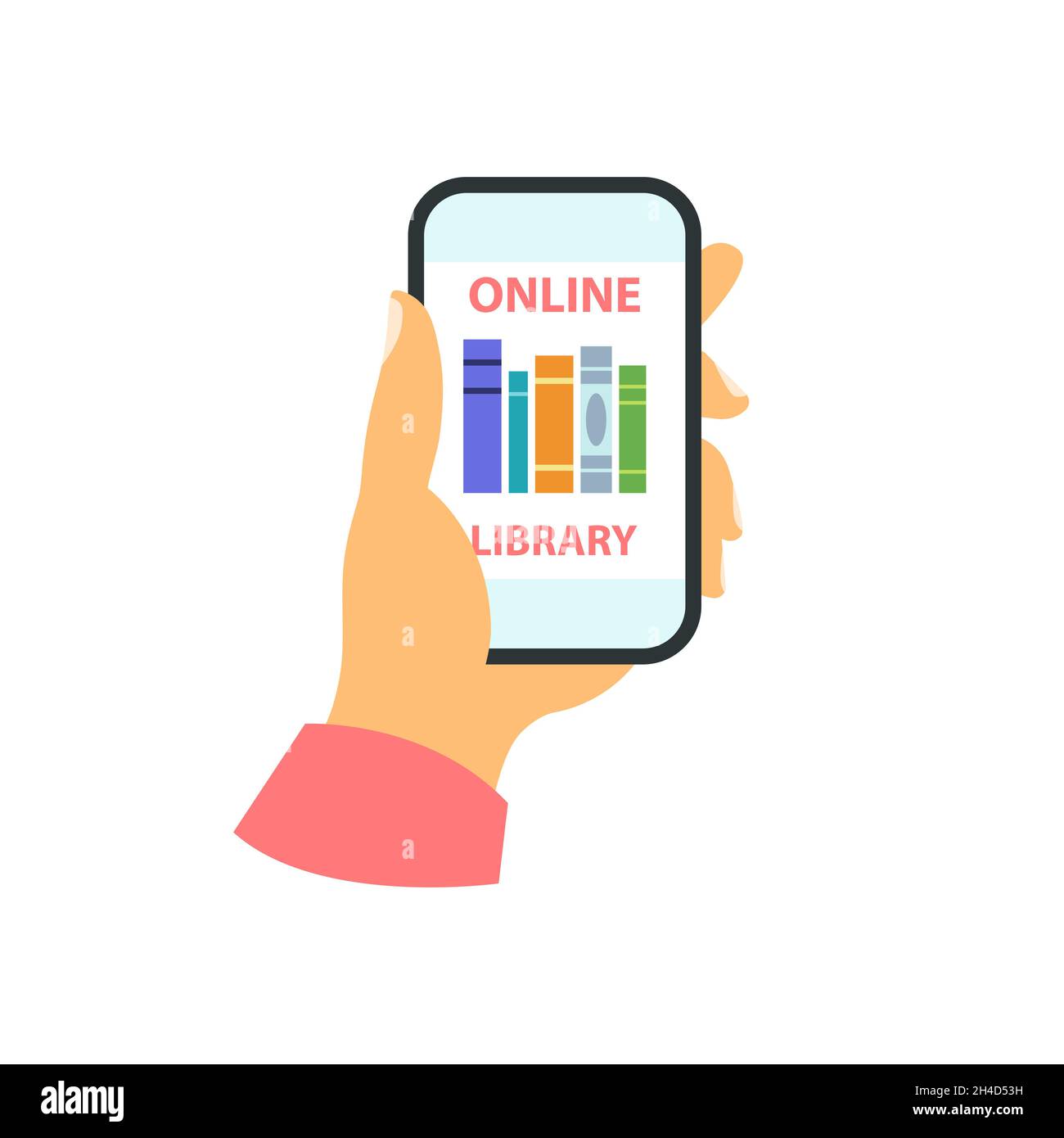 Smartphone knowledge Stock Vector Images - Alamy