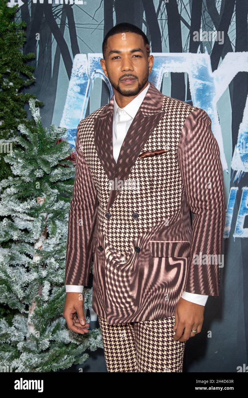 New York, United States. 01st Nov, 2021. Alano Miller attends the world ...