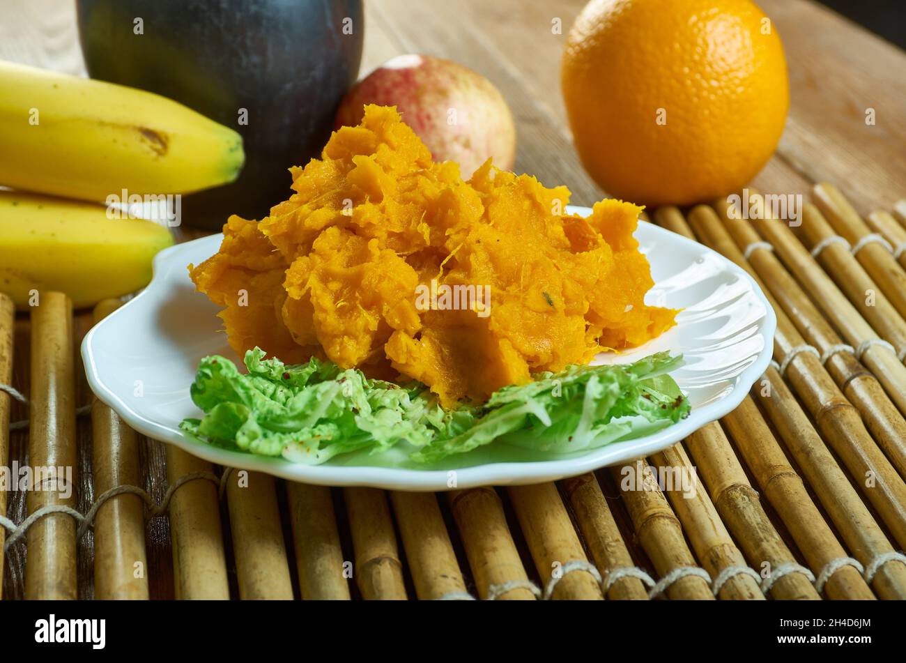 Futali - traditional Malawian dish is prepared with a choice of pumpkin ...
