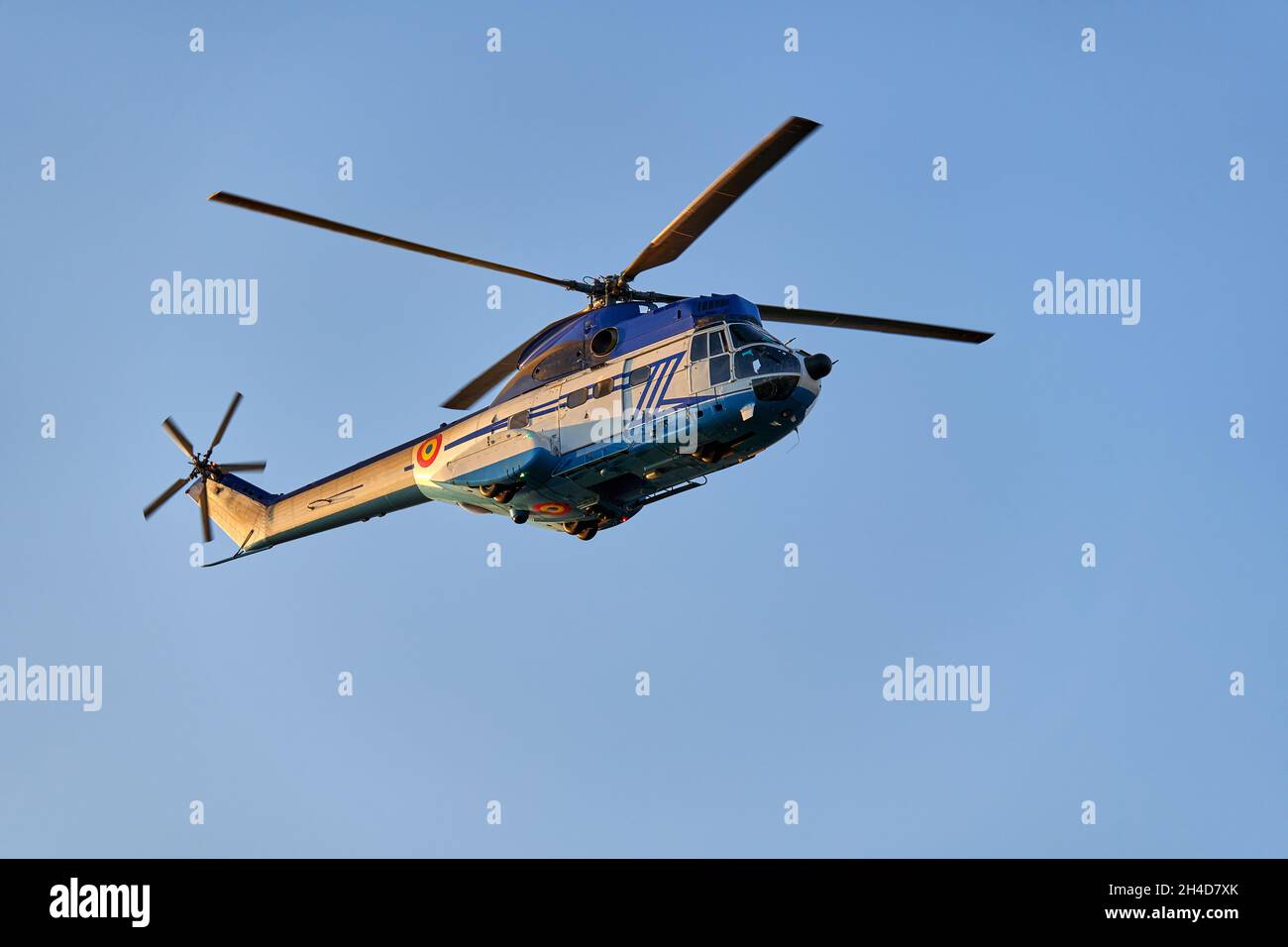 Silhouette helicopter pilot in airplane hi-res stock photography and ...