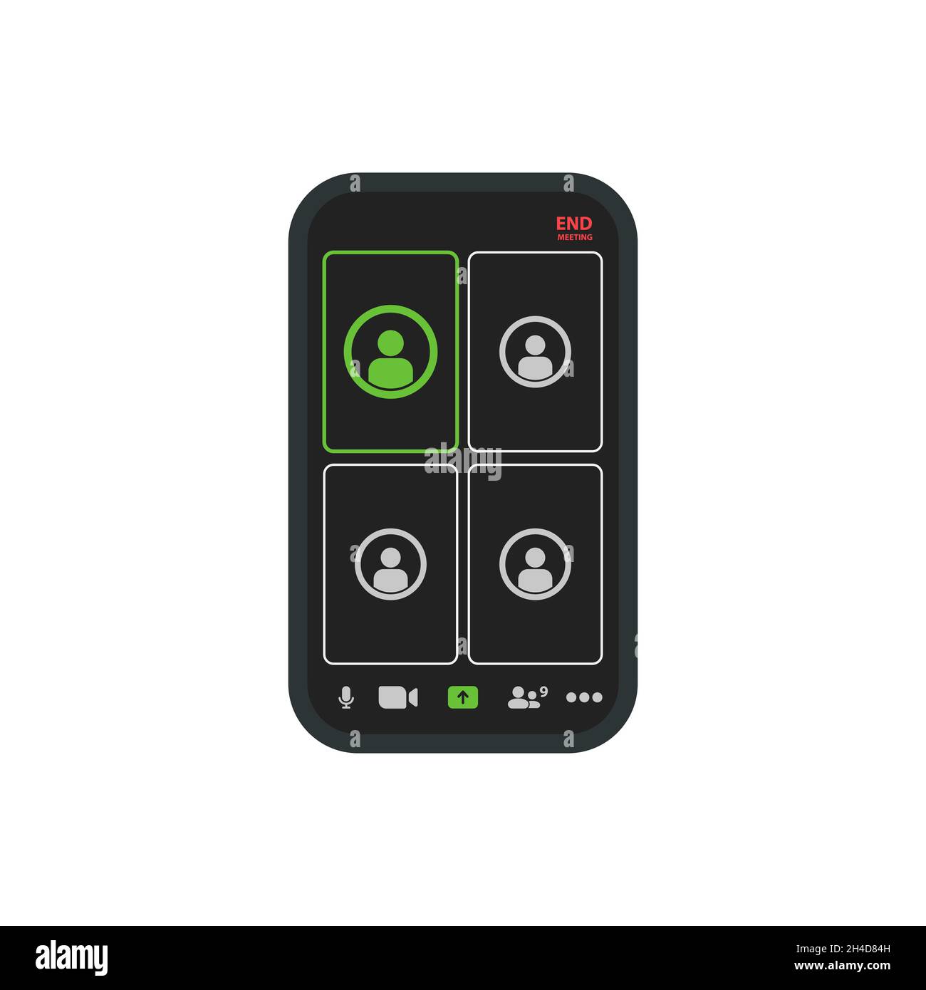 Tablet smart home app Cut Out Stock Images & Pictures - Alamy