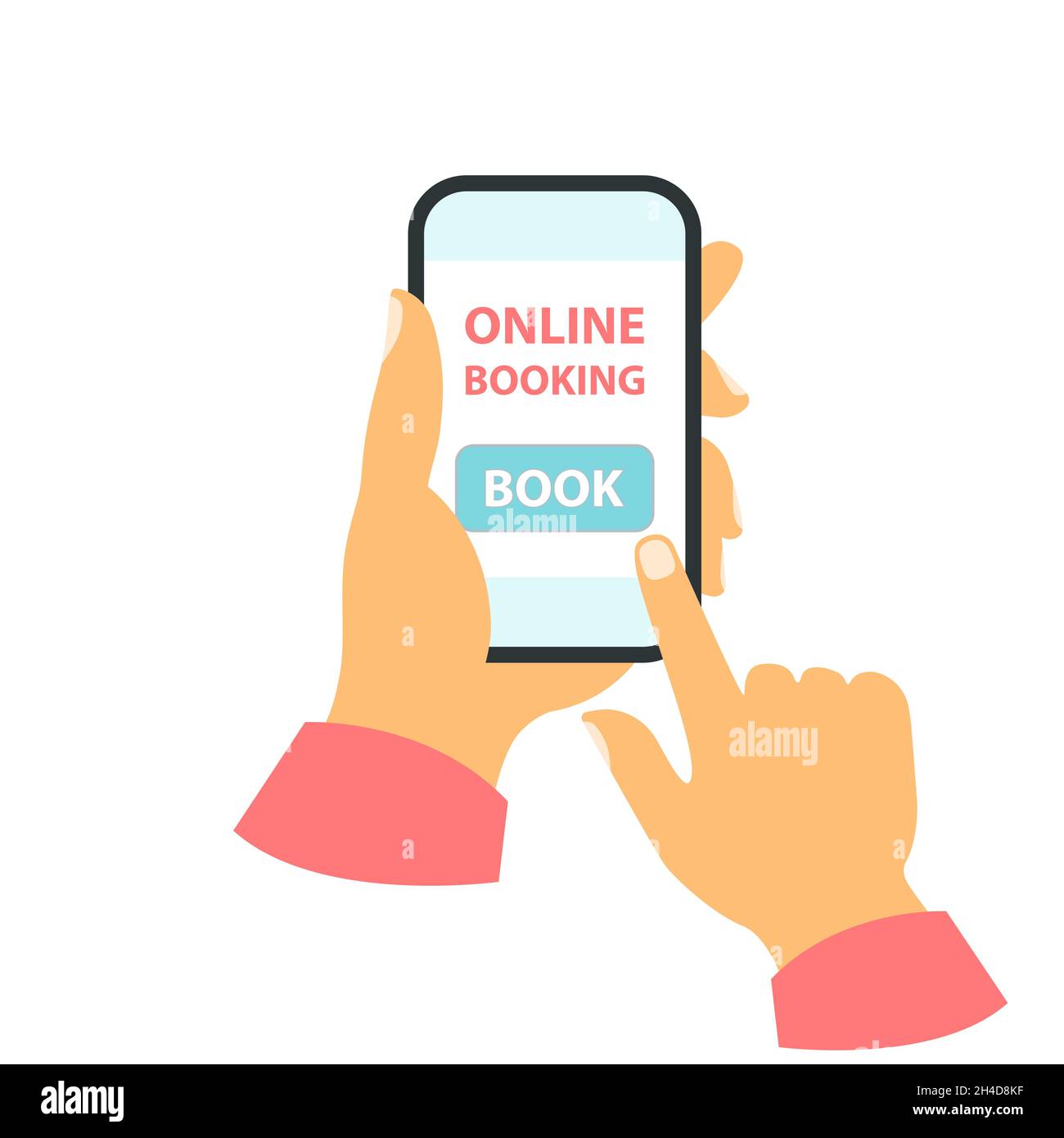 Buy ticket online smartphone Cut Out Stock Images & Pictures - Alamy