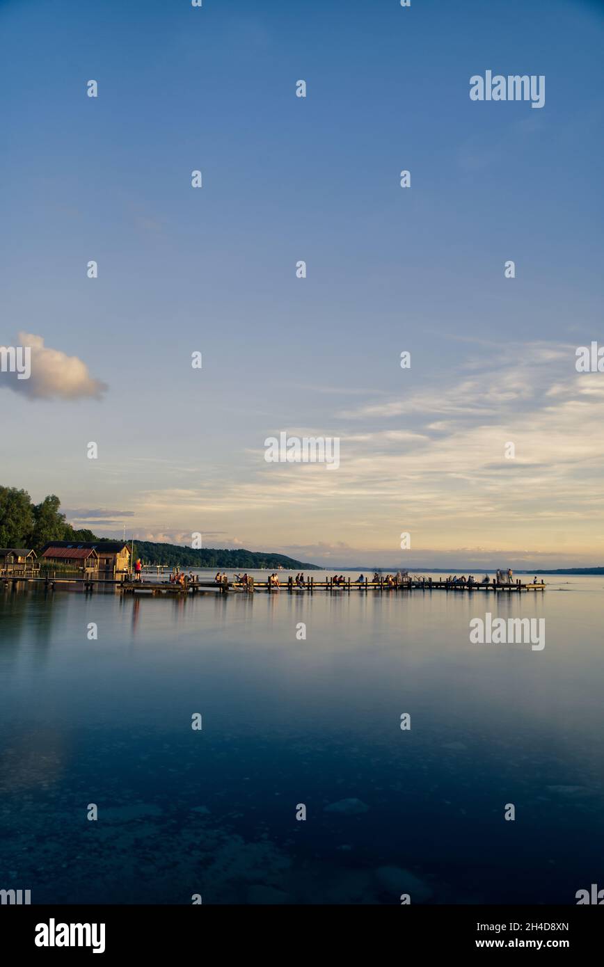 Steg sonnenuntergang hi-res stock photography and images - Alamy