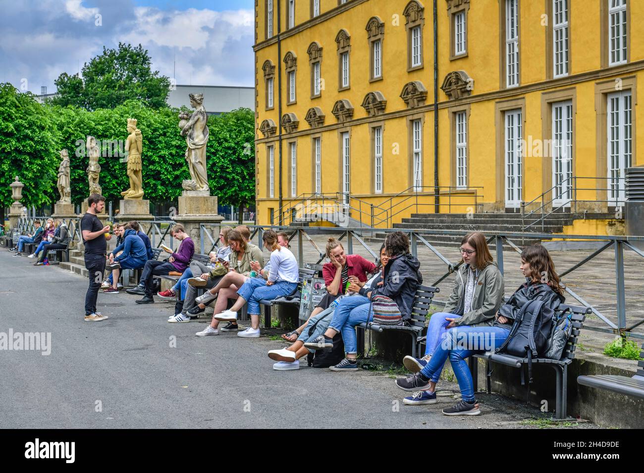 Schloß, Universität, Neuer Graben, Osnabrück, Niedersachsen ...